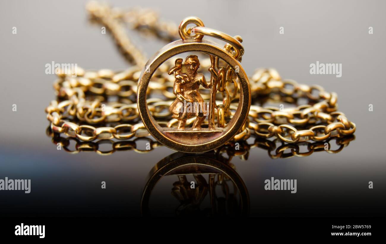 Saint christopher pendant hi-res stock photography and images - Alamy