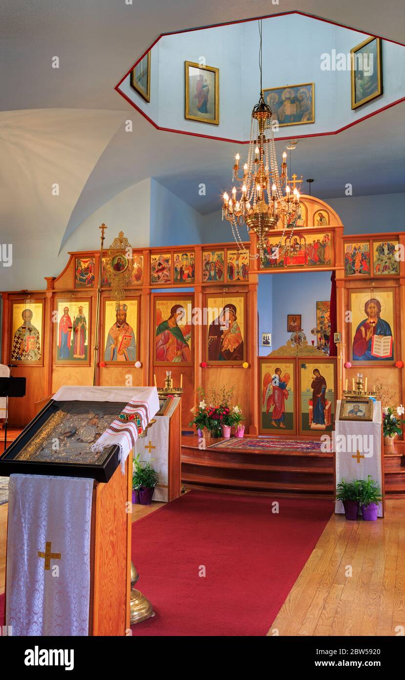 Russian Orthodox Church, Kodiak, Alaska, USA Stock Photo - Alamy