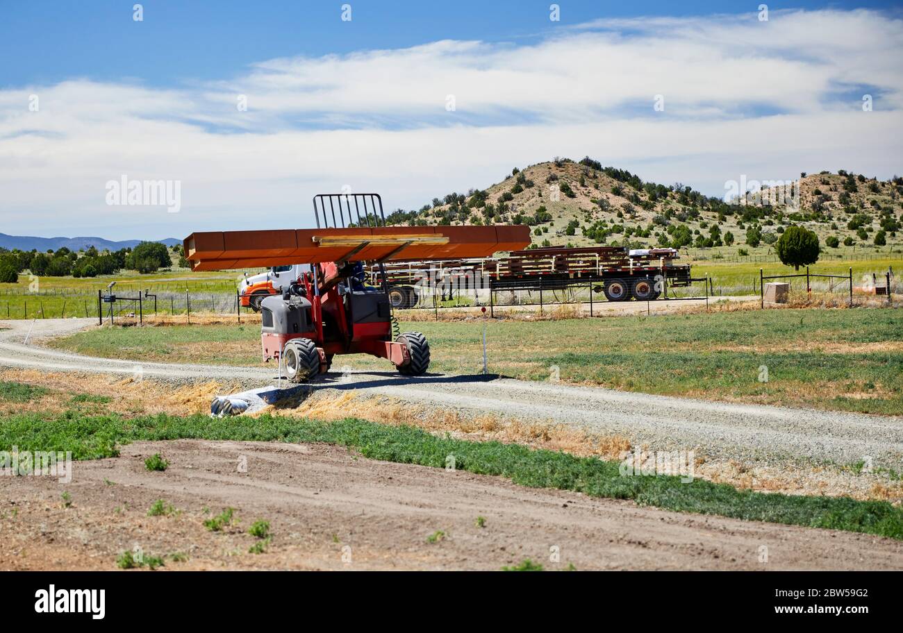 Fork lift truck construction hi-res stock photography and images - Alamy