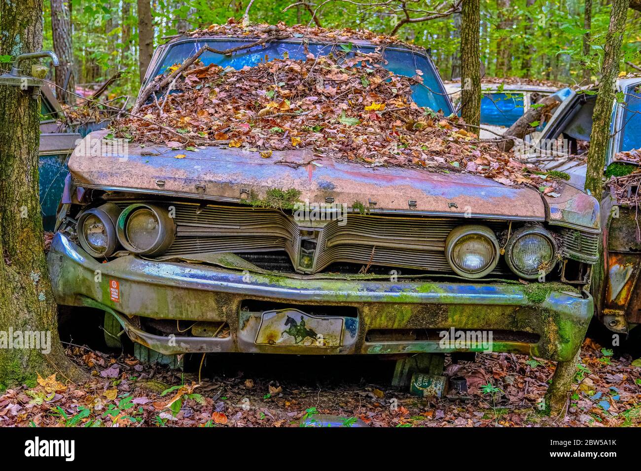Old Rusty Chrysler Stock Photo - Alamy