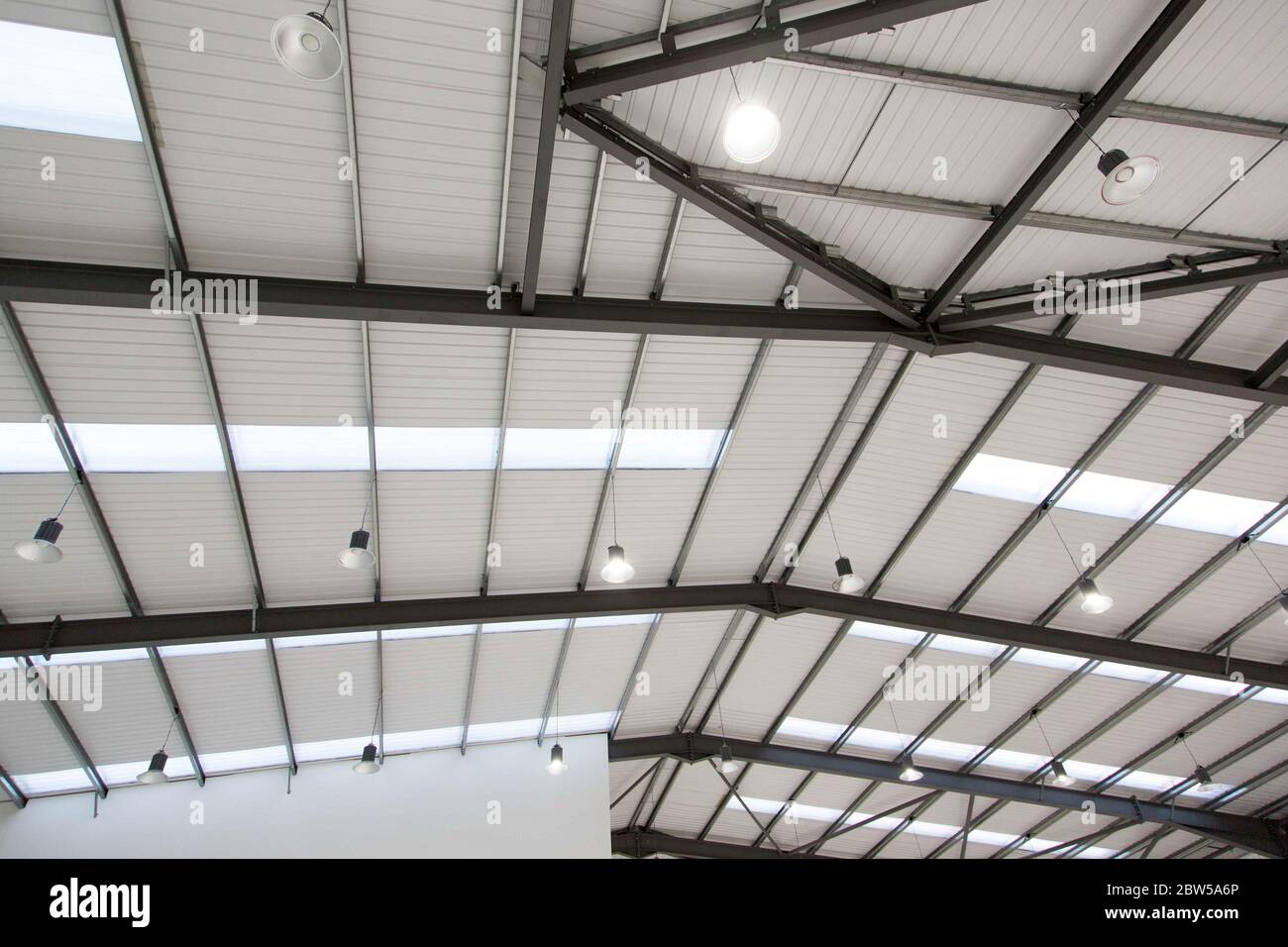 Industrial unit ceiling Stock Photo - Alamy