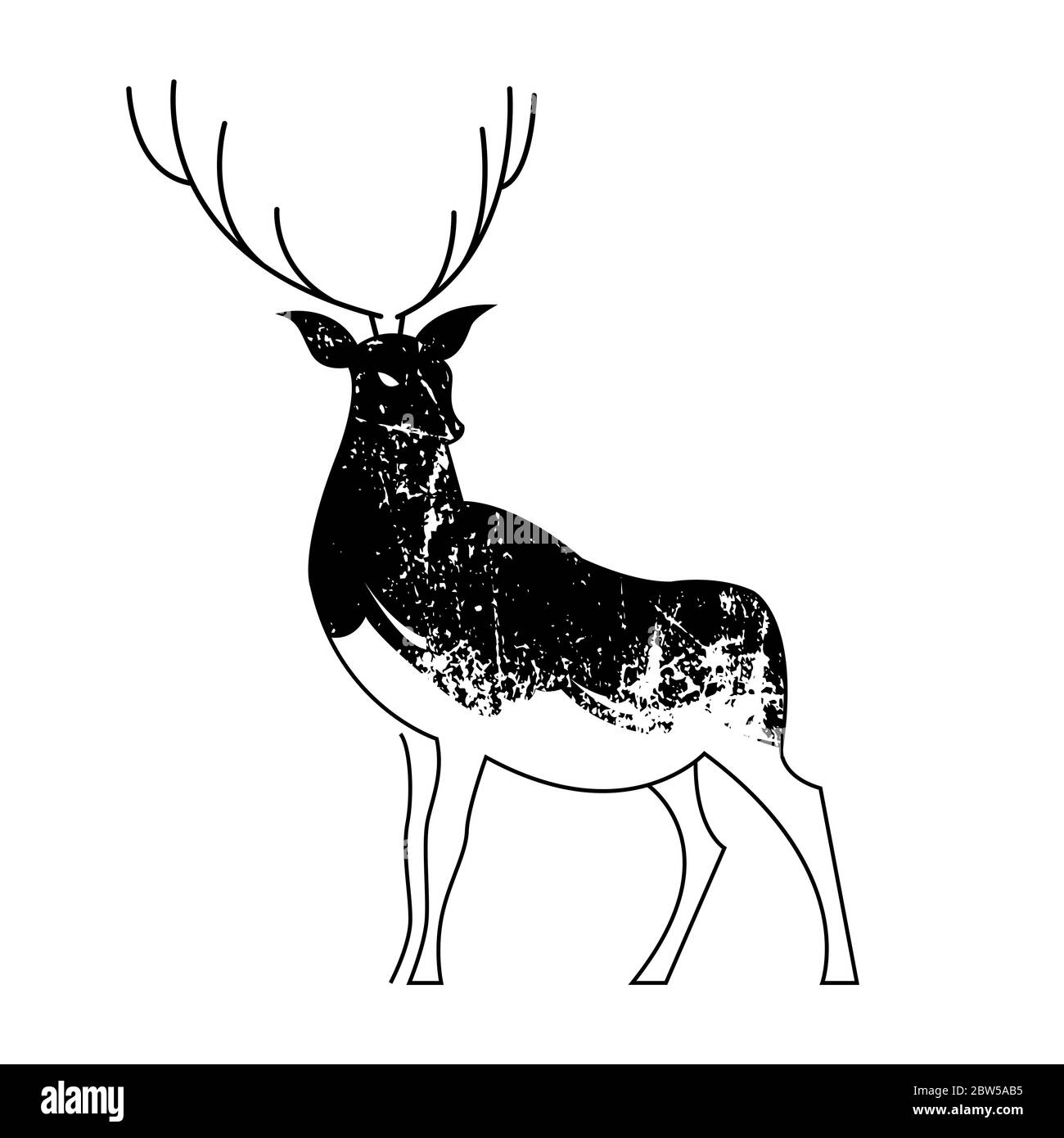 Black white image badge Stock Vector Images - Alamy