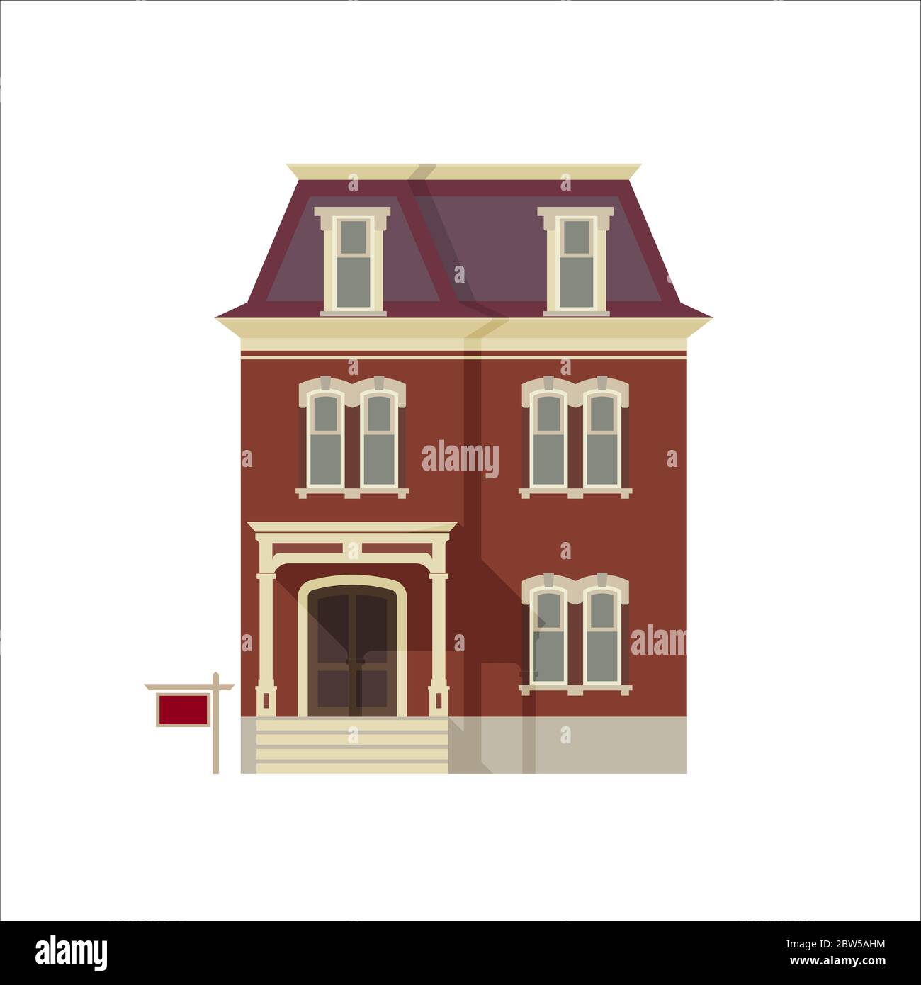 Attic landscape Stock Vector Images - Alamy