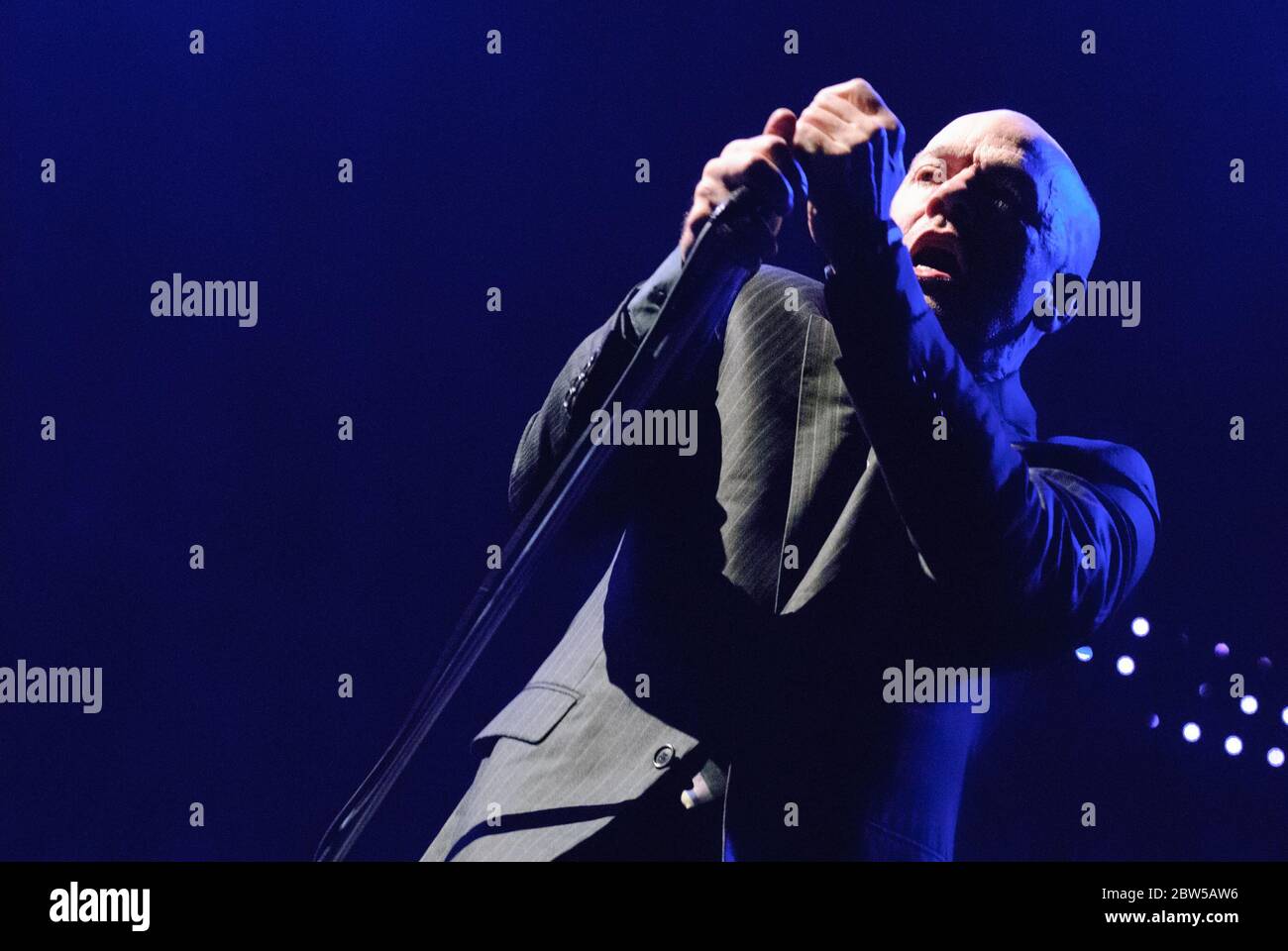 Michael Stipe Of Rem Performing On Stage High Resolution Stock ...