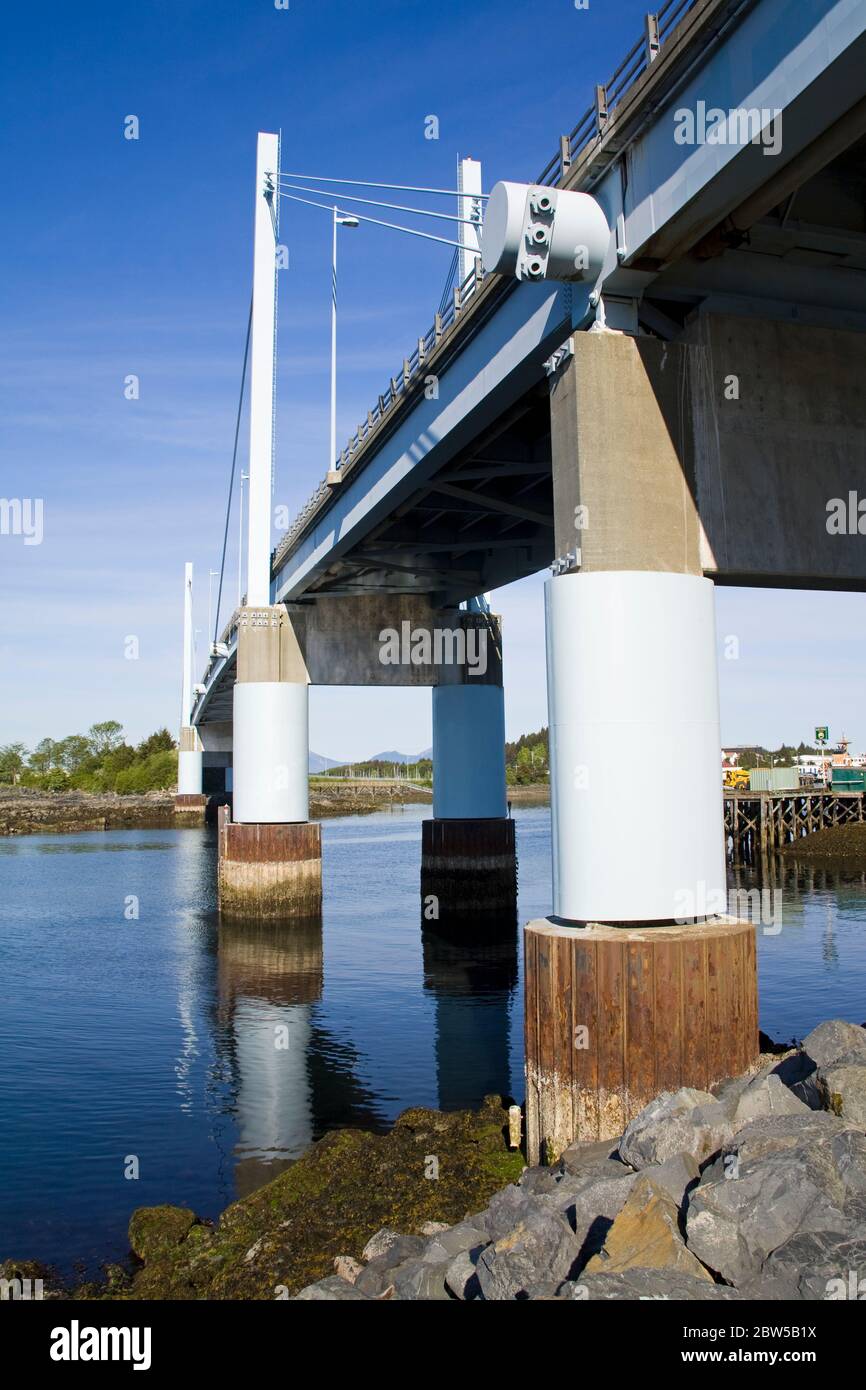 O' Connell Bridge in Sitka, Baranof Island, Southeast Alaska, USA Stock ...