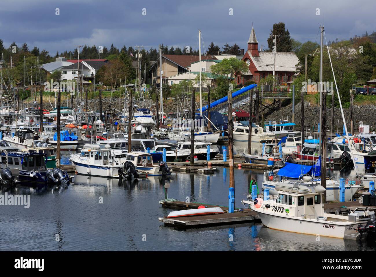 Crescent Harbor, Sitka, Alaska, USA Stock Photo - Alamy
