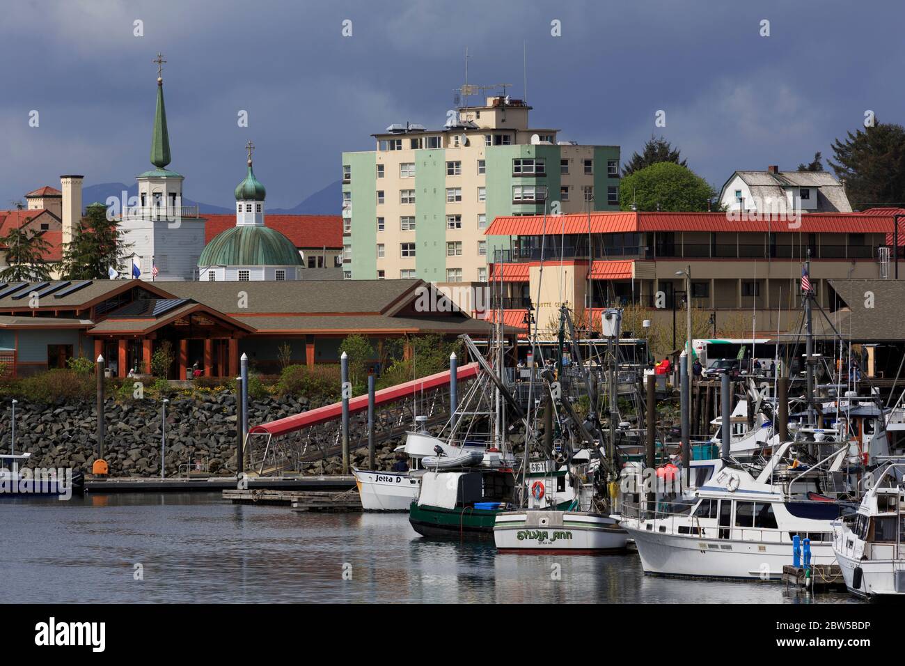 Crescent Harbor, Sitka, Alaska, USA Stock Photo - Alamy