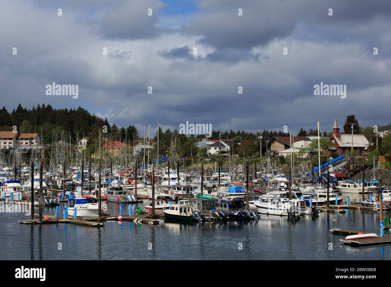 Crescent Harbor, Sitka, Alaska, USA Stock Photo - Alamy