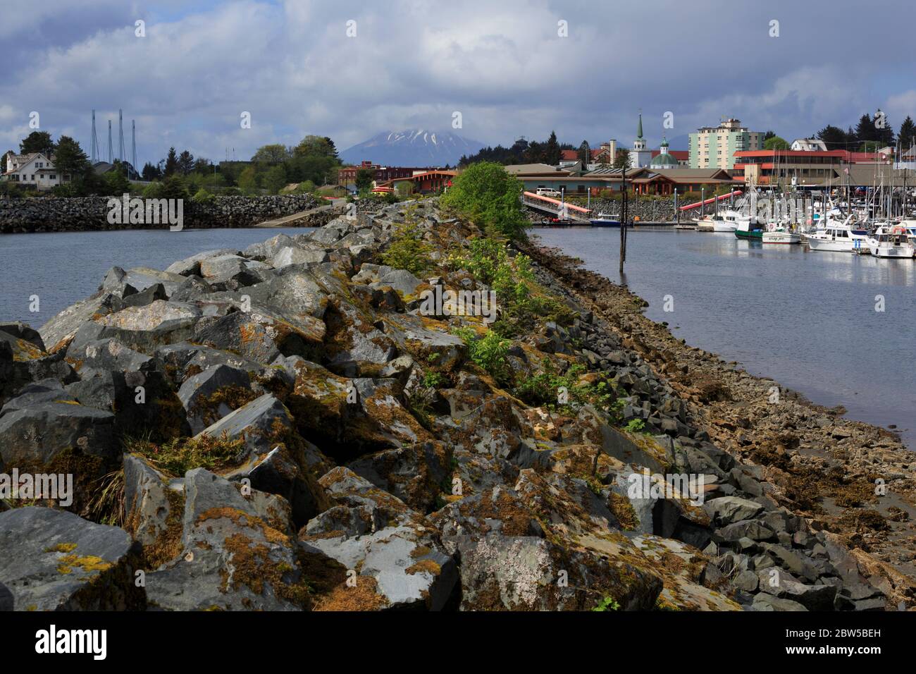 Crescent Harbor, Sitka, Alaska, USA Stock Photo - Alamy