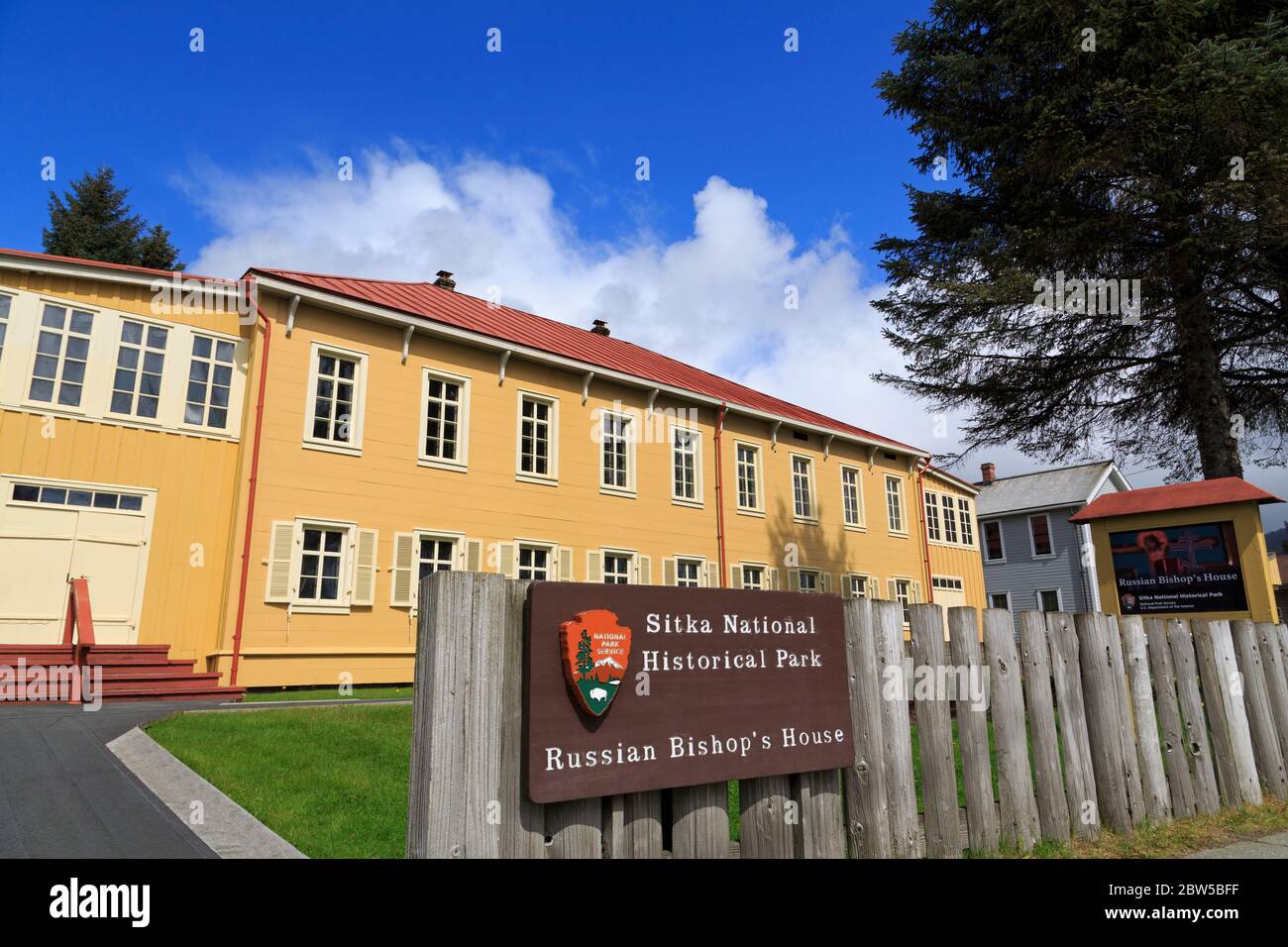 Russian Bishop's House, Sitka, Alaska, USA Stock Photo - Alamy