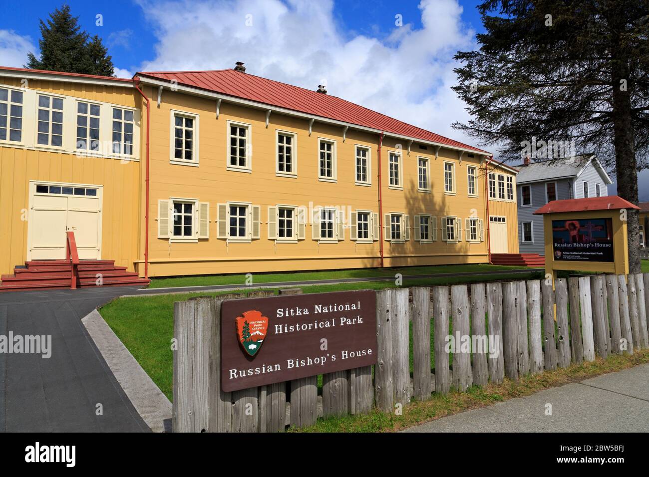 Russian Bishop's House, Sitka, Alaska, USA Stock Photo - Alamy