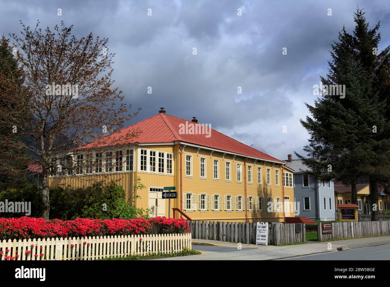 Russian Bishop's House, Sitka, Alaska, USA Stock Photo - Alamy