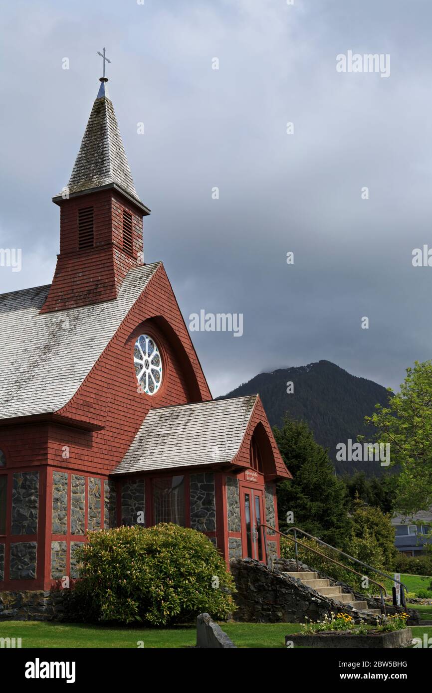 St. Peter's by the Sea Episcopal Church, Sitka, Alaska, USA Stock Photo ...