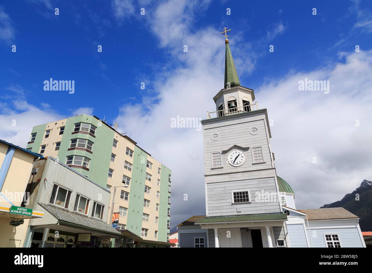 St. Michael's Russian Orthodox Church, Sitka, Alaska, USA Stock Photo ...