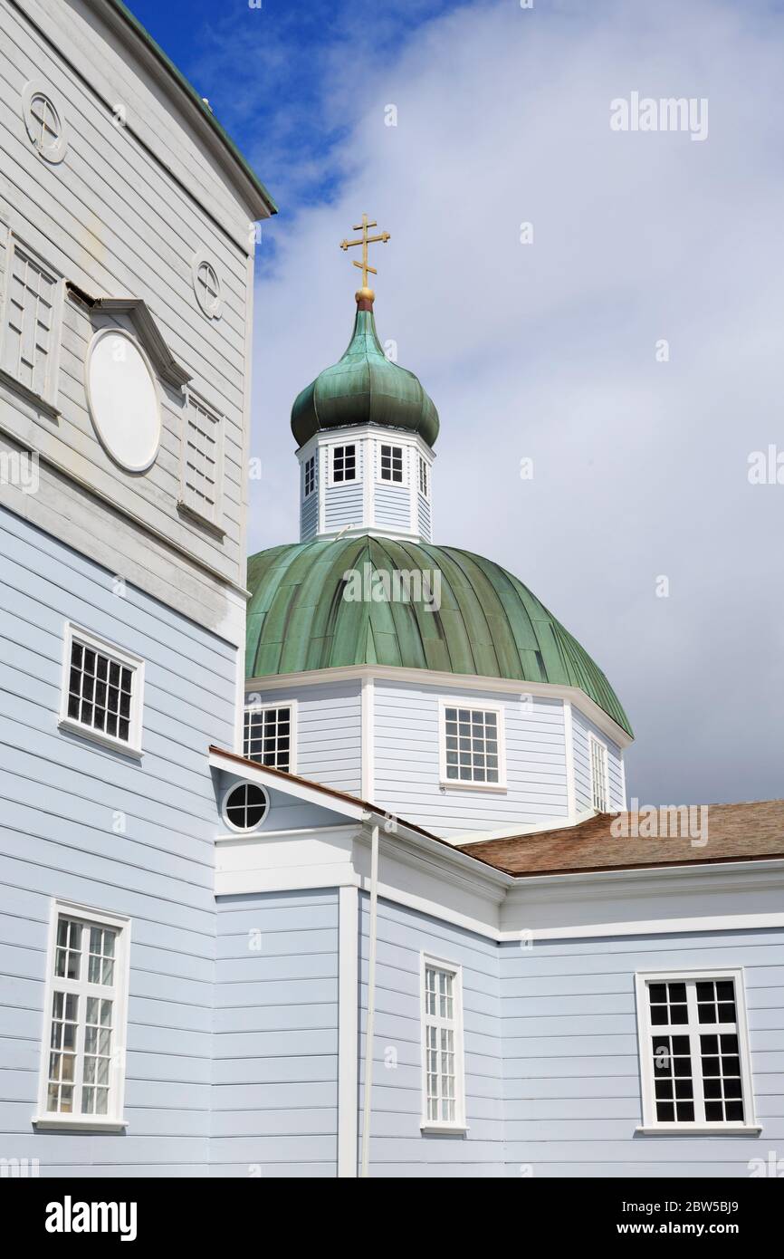 St. Michael's Russian Orthodox Church, Sitka, Alaska, USA Stock Photo ...