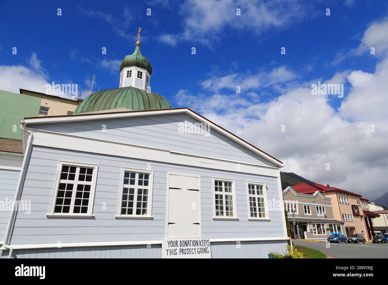 St. Michael's Russian Orthodox Church, Sitka, Alaska, USA Stock Photo ...