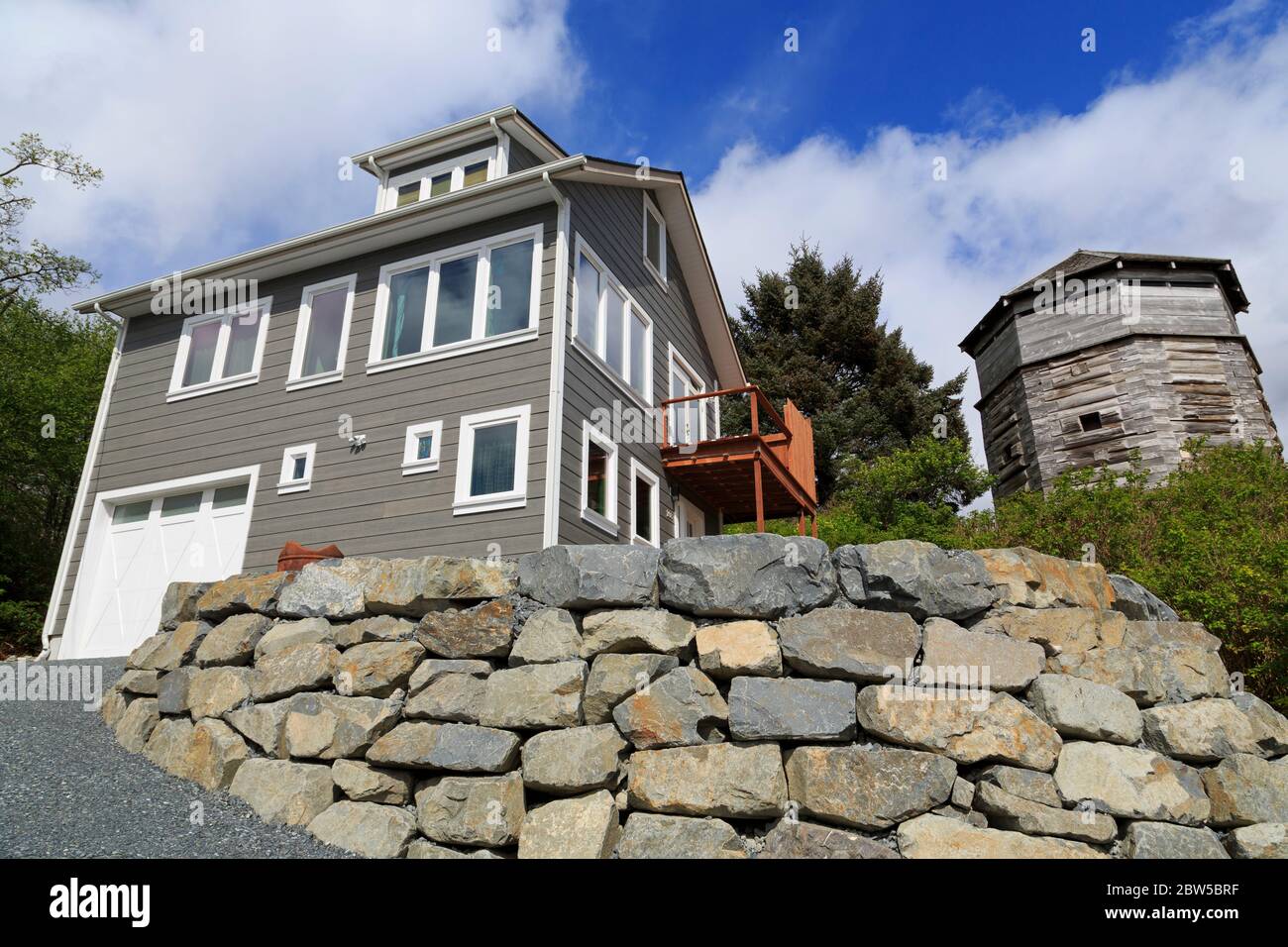 Block House, Sitka, Alaska, USA Stock Photo - Alamy