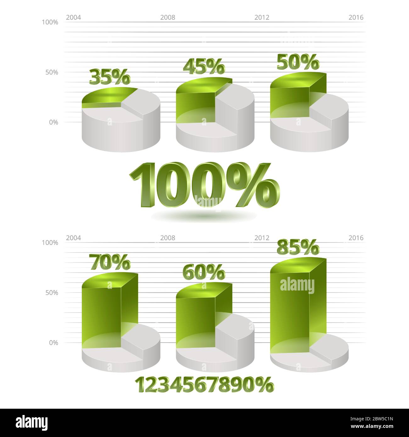 Isometric development process Cut Out Stock Images & Pictures - Alamy