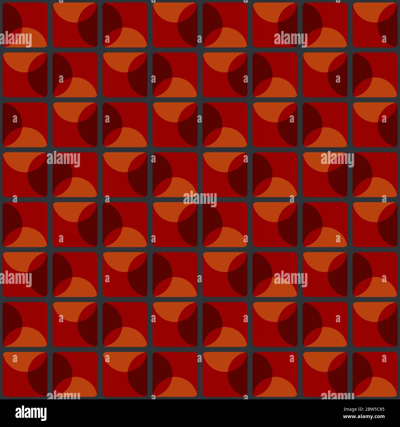 Simple abstract geometric design. Rounded repeated pattern for textile ...