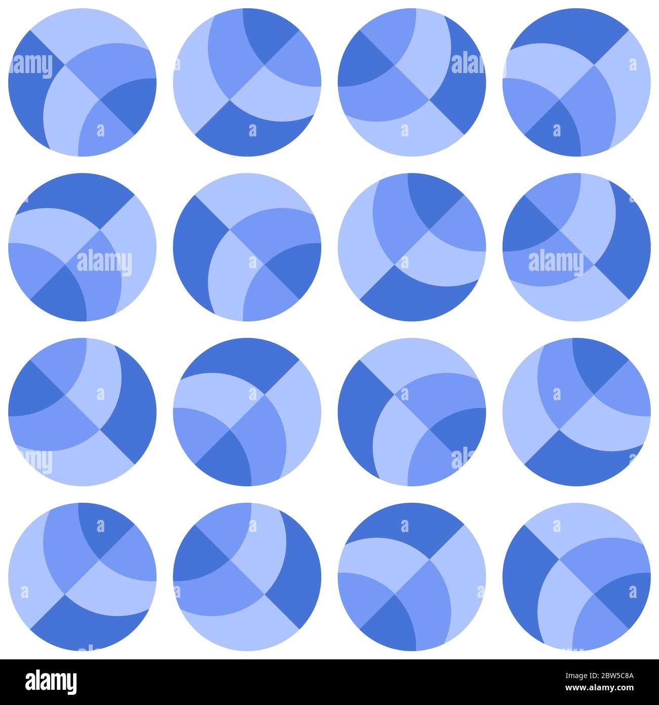 Simple abstract geometric design. Rounded repeated pattern for textile ...