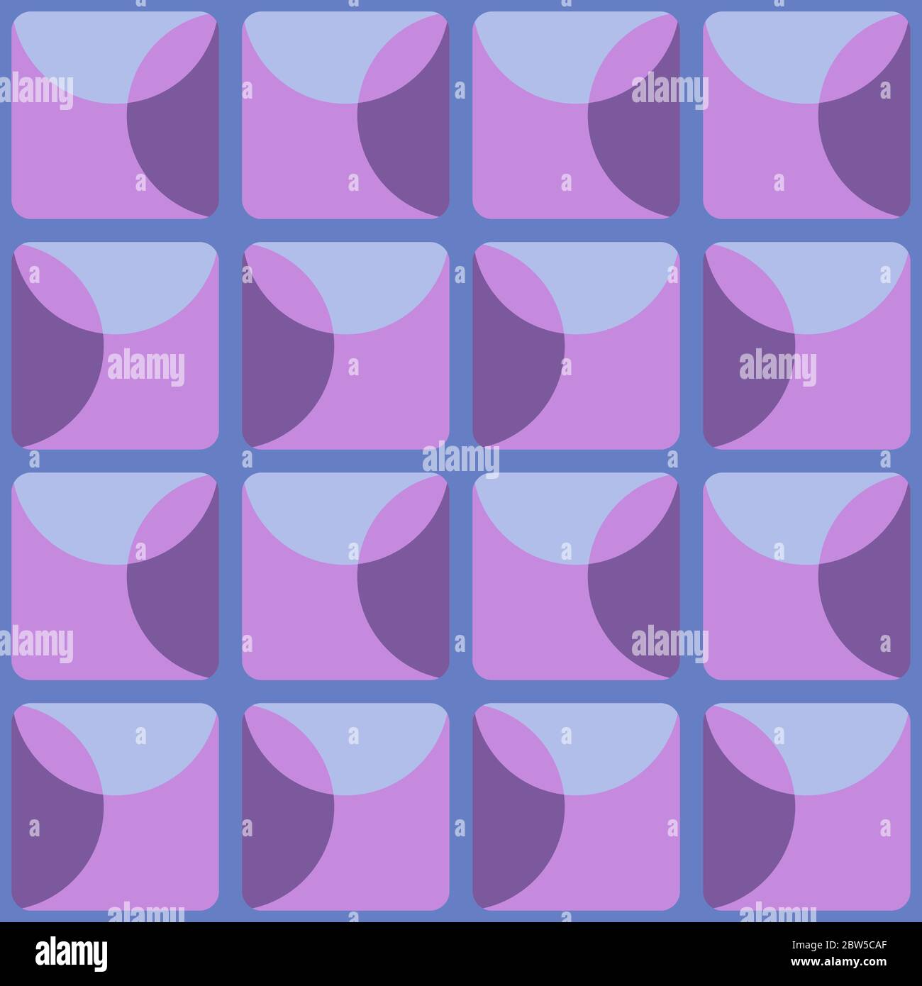 Simple abstract geometric design. Rounded repeated pattern for textile ...