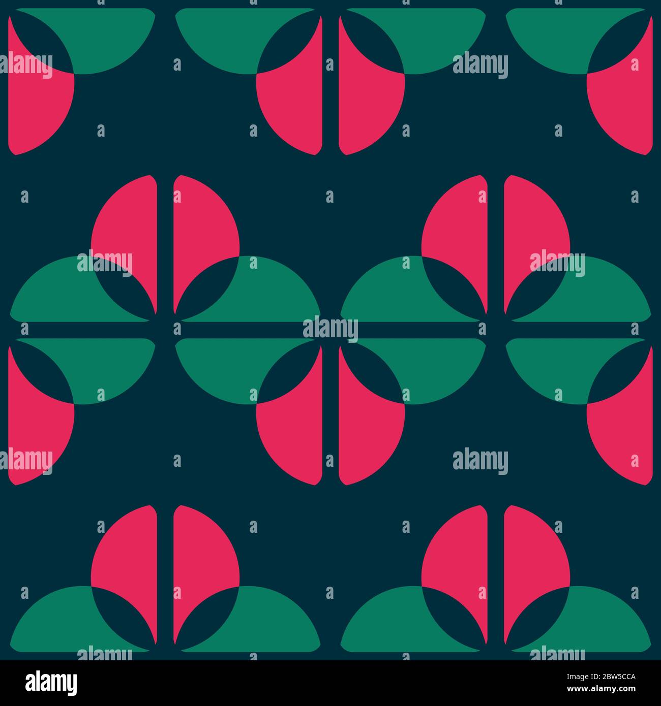 Simple abstract geometric design. Rounded repeated pattern for textile ...