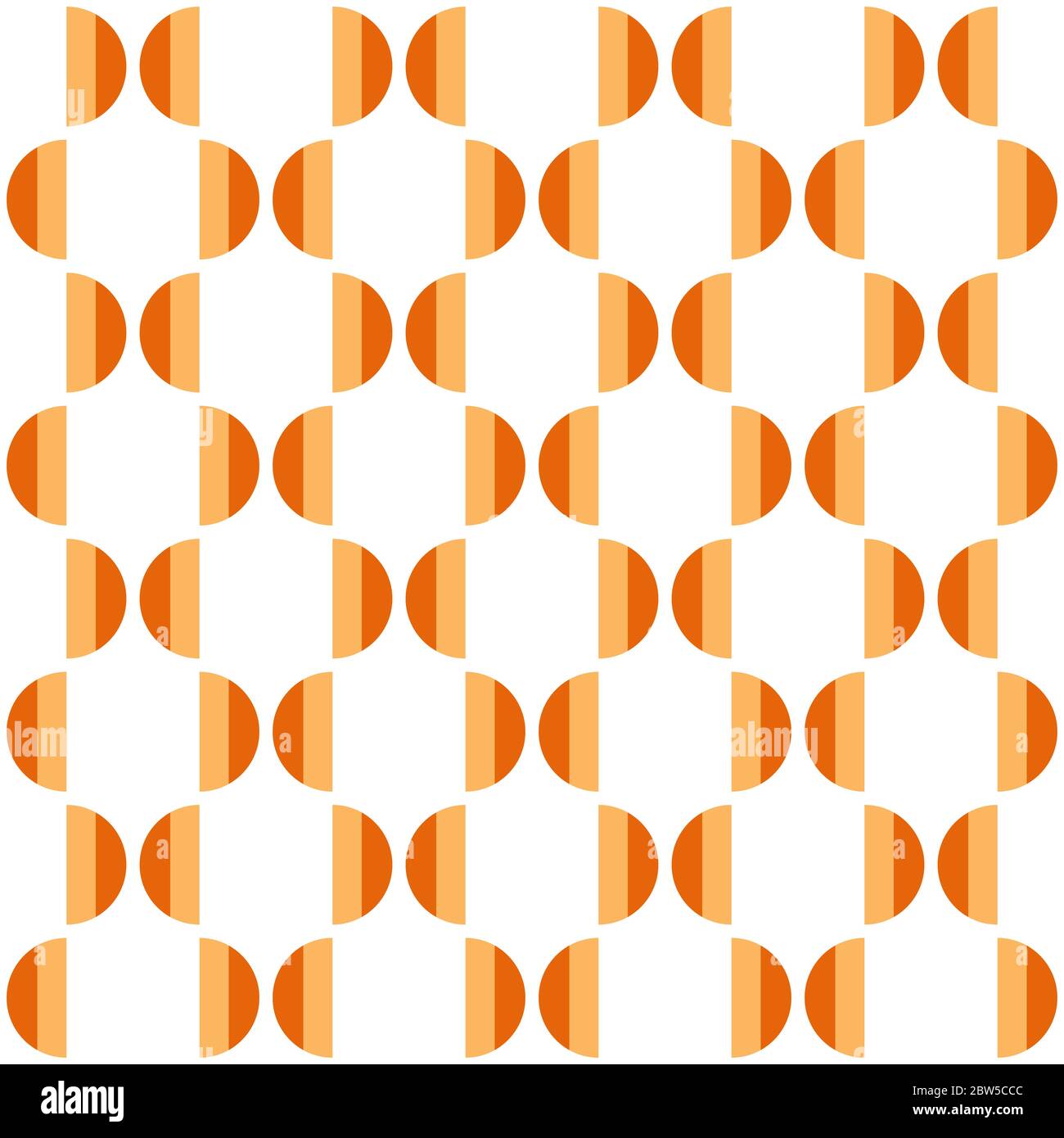 Simple abstract geometric design. Rounded repeated pattern for textile ...