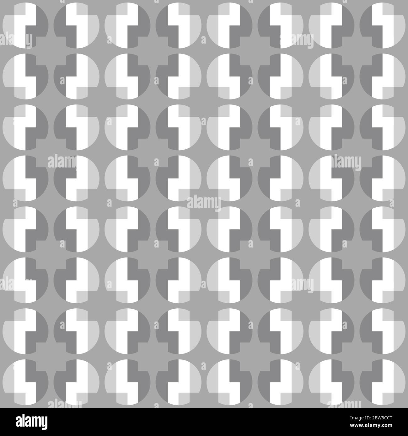 Simple abstract geometric design. Rounded repeated pattern for textile ...