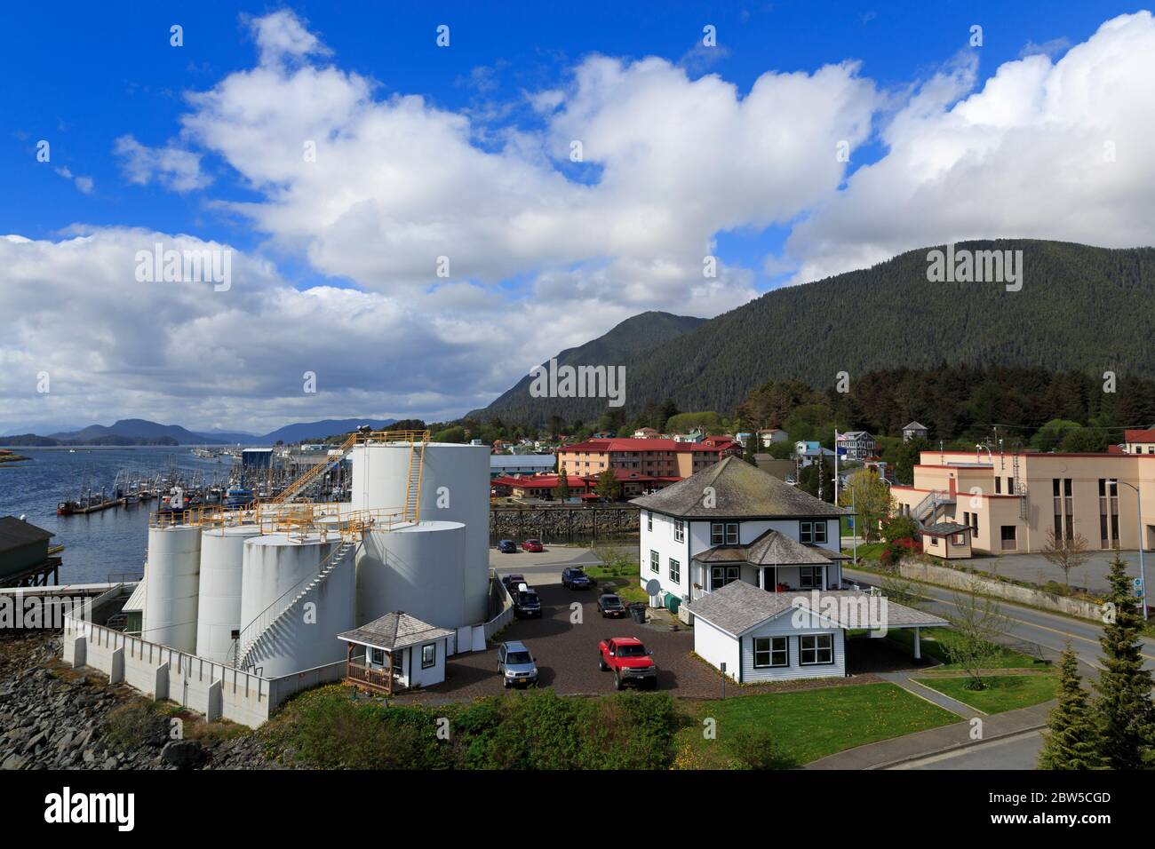 Fuel Depot, Sitka, Alaska, USA Stock Photo - Alamy
