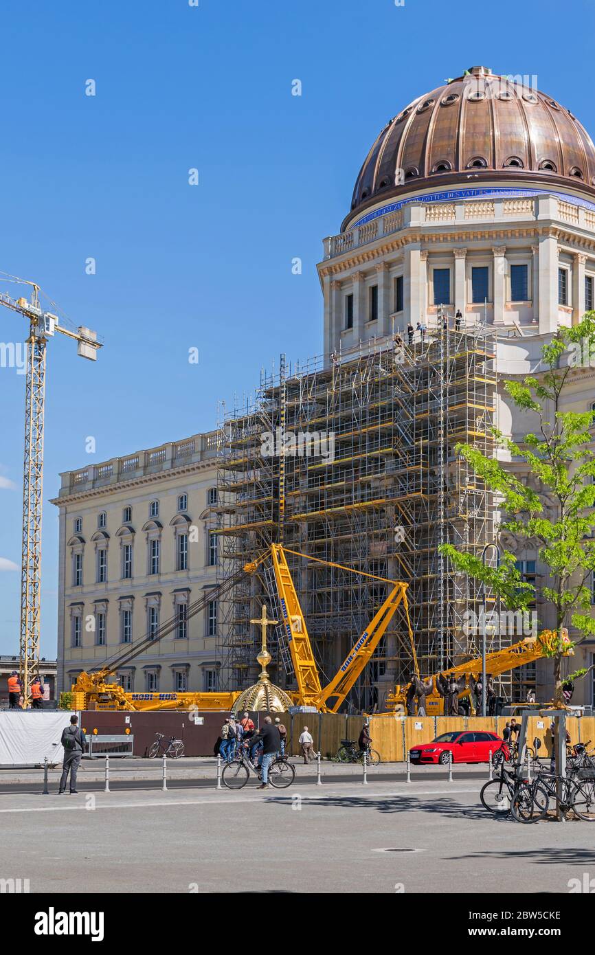 Berlin, Germany - May 29, 2020: Reconstruction of the Berlin City ...