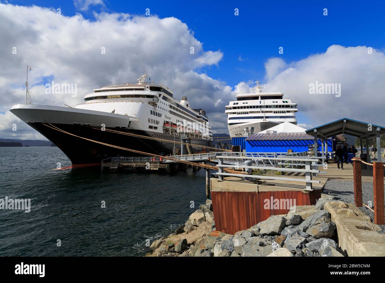 Cruise ships, Old Sitka Dock, Sitka, Alaska, USA Stock Photo - Alamy