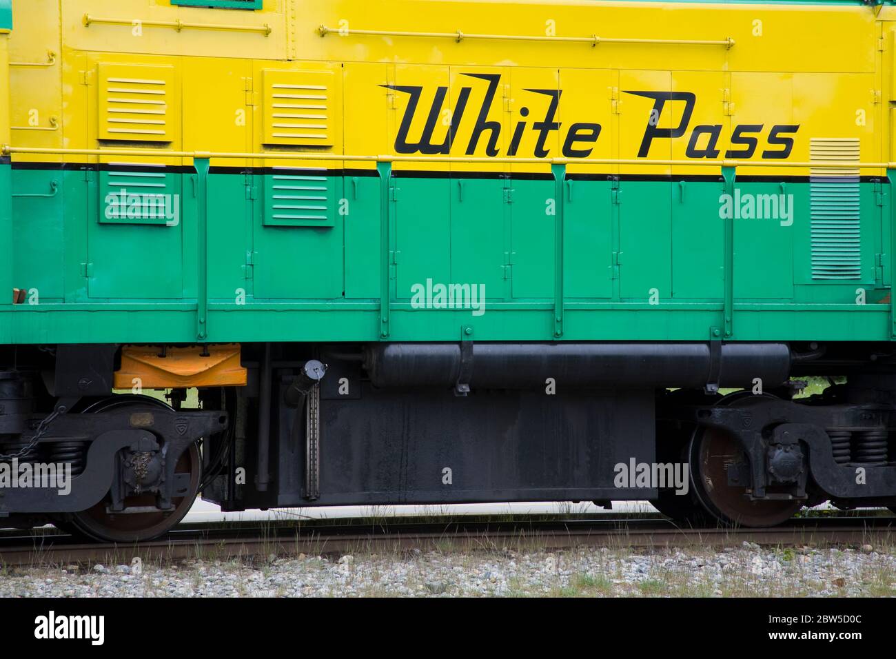 Locomotive, White Pass & Yukon Route Railroad, Skagway, Southeast ...