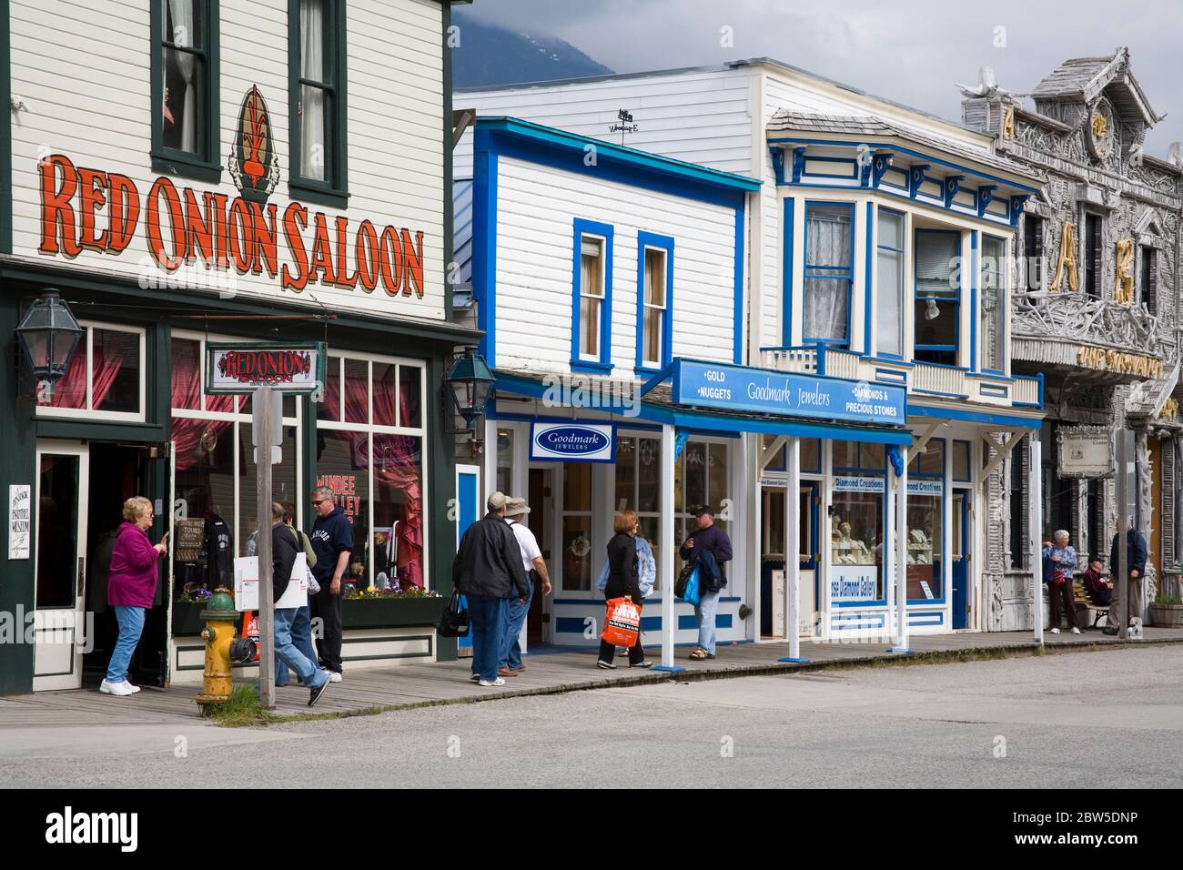Alaska skagway street hi-res stock photography and images - Alamy