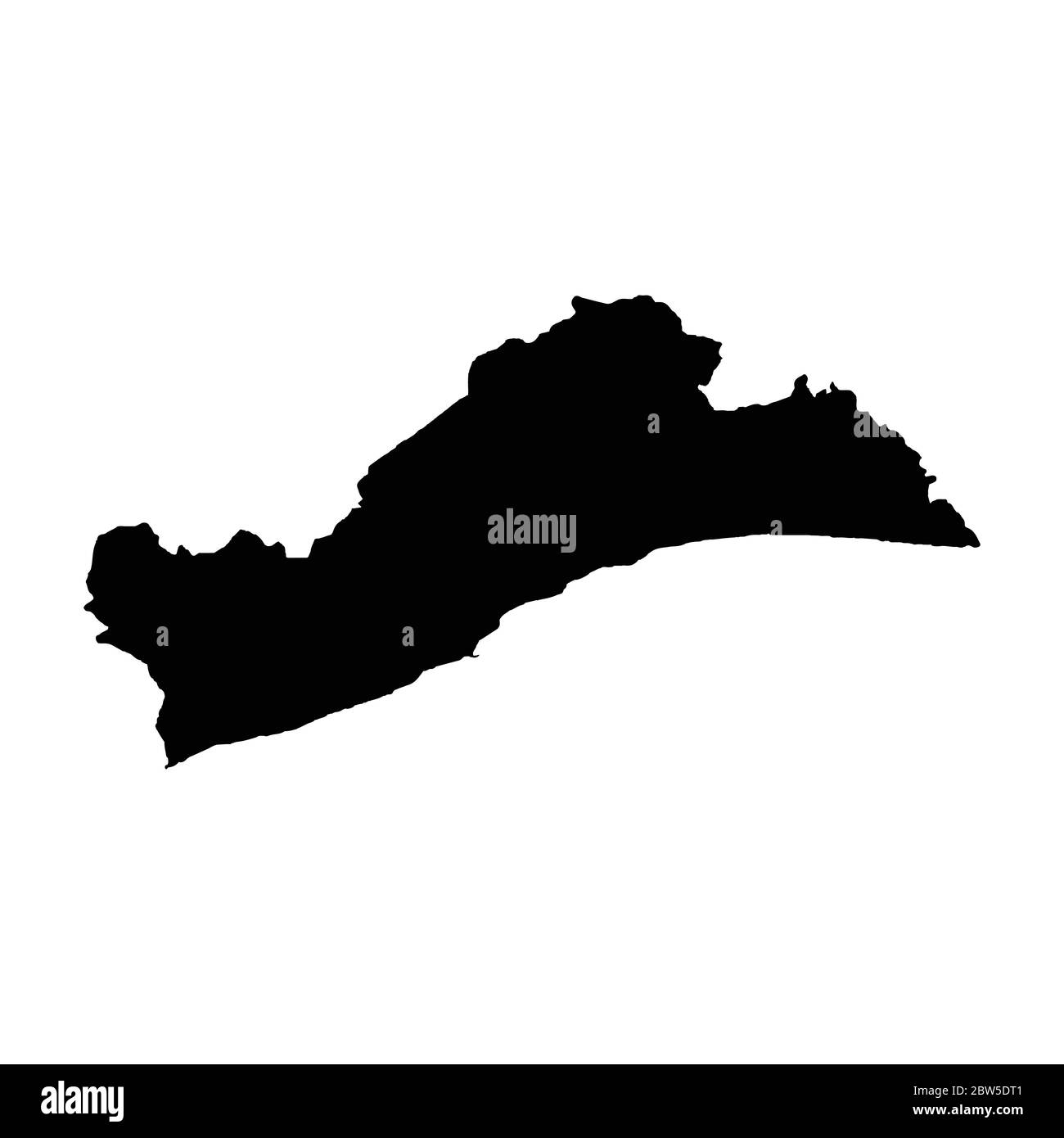 Vector map Accra. Isolated vector Illustration. Black on White ...