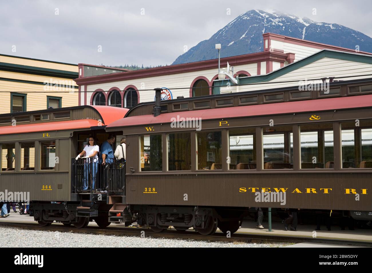 White pass and yukon route railroad hi-res stock photography and images ...