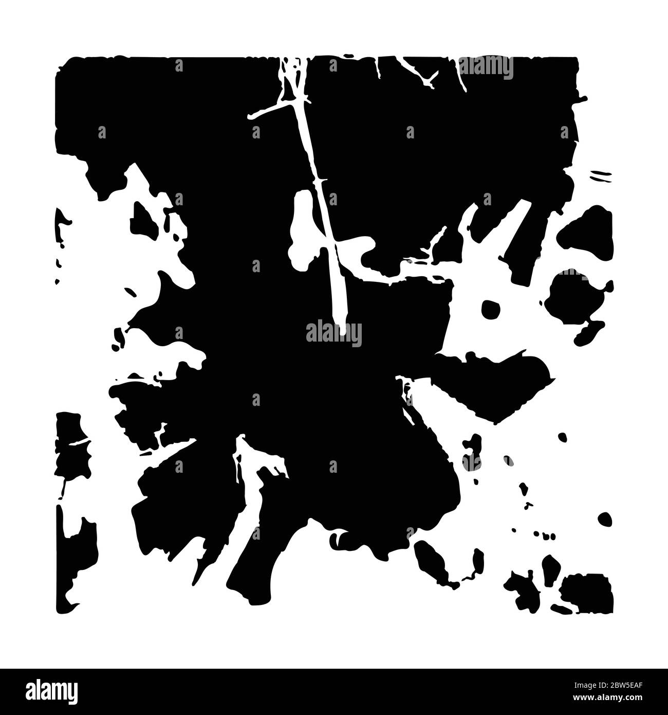 Vector map Helsinki. Isolated vector Illustration. Black on White ...