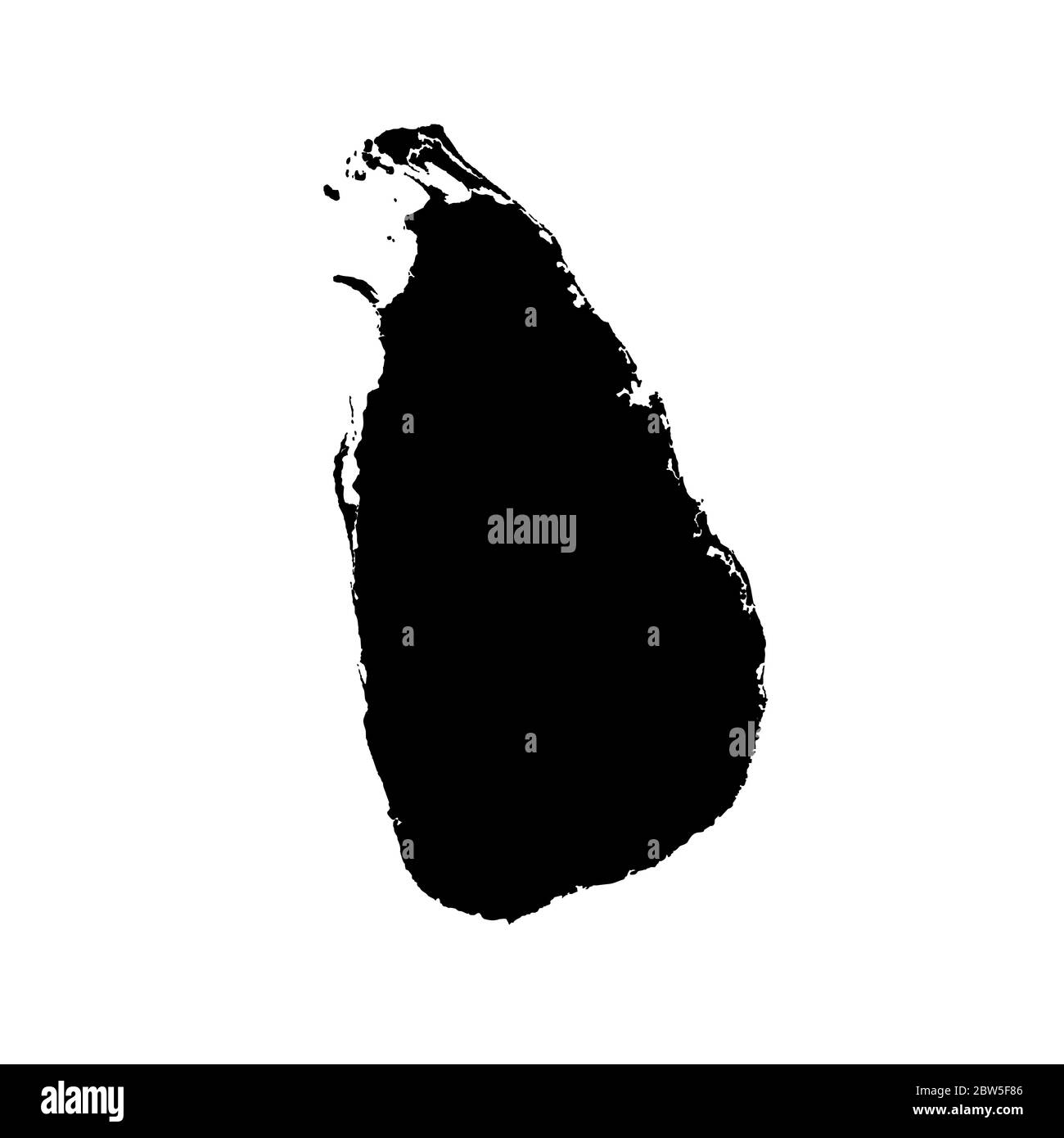 Sri lanka map Black and White Stock Photos & Images - Alamy