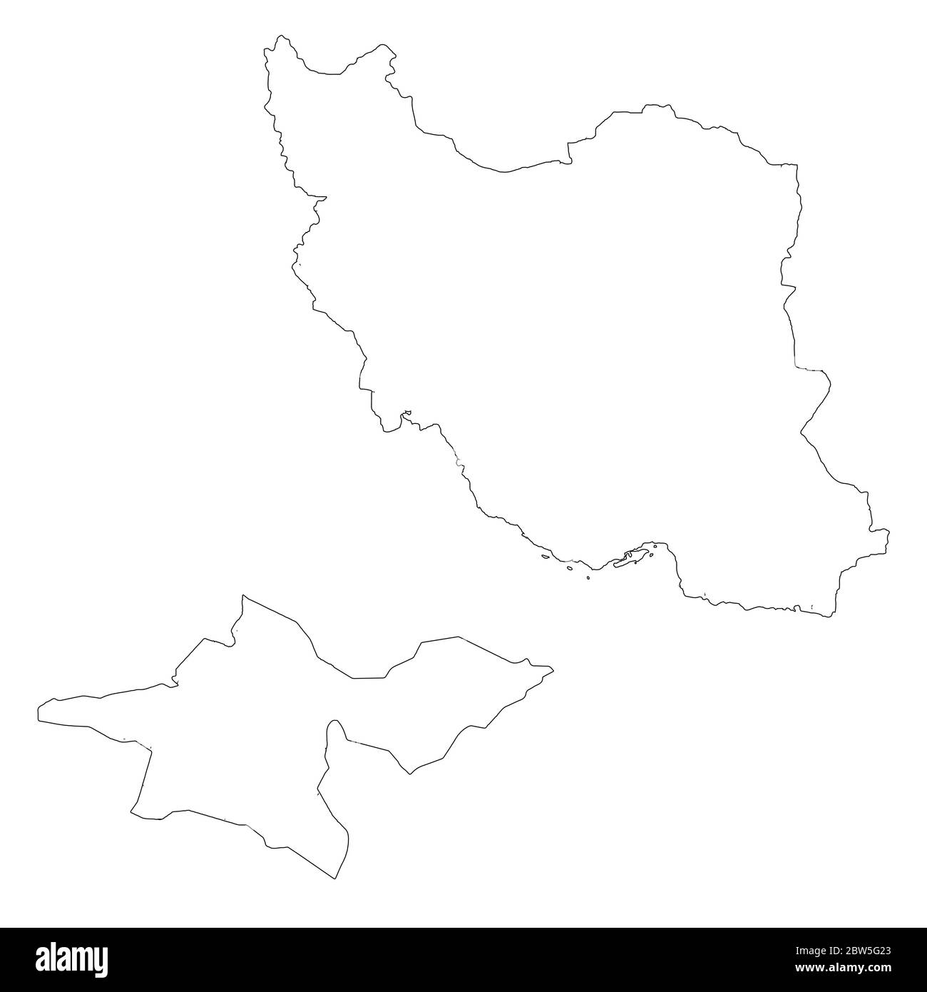 Vector map Iran and Tehran. Country and capital. Isolated vector ... Vector map Iran and Tehran. Country and capital. Isolated vector ...