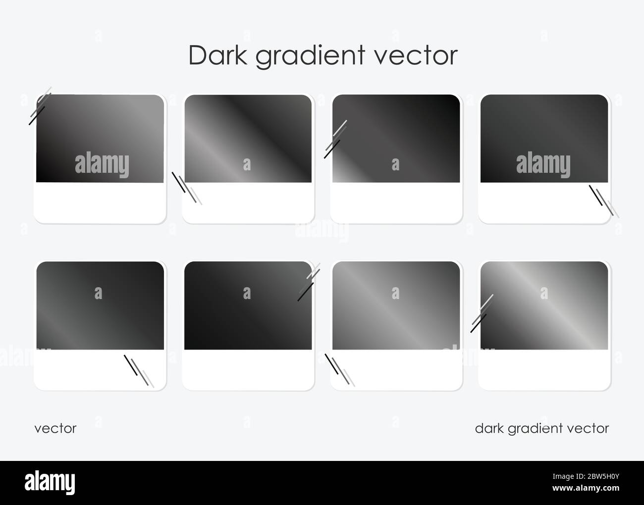 Set of dark gradient, colorful backgrounds, gradient. For banner web ...