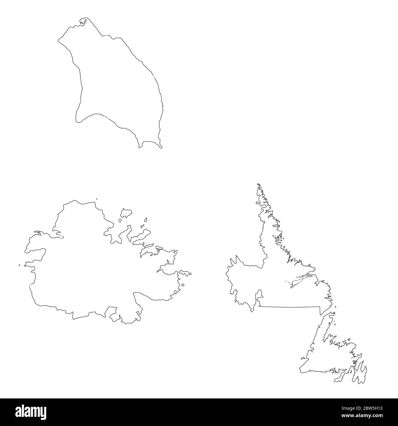 Vector map Antigua and Barbuda and St johns. Country and capital ...