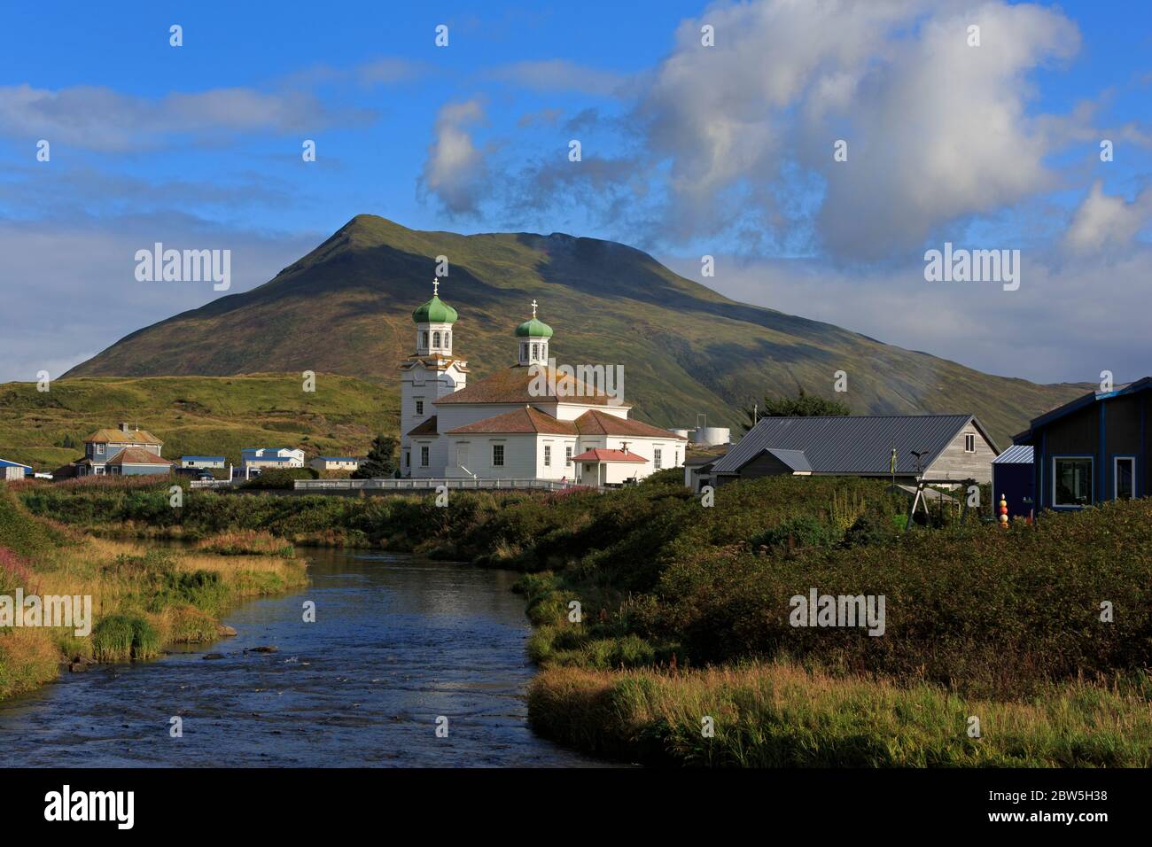 Russian Orthodox Church, Unalaska Island, Aleutian Islands, Alaska, USA ...