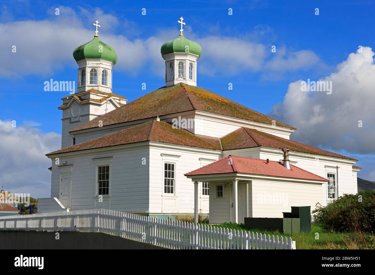 Russian Orthodox Church, Unalaska Island, Aleutian Islands, Alaska, USA ...