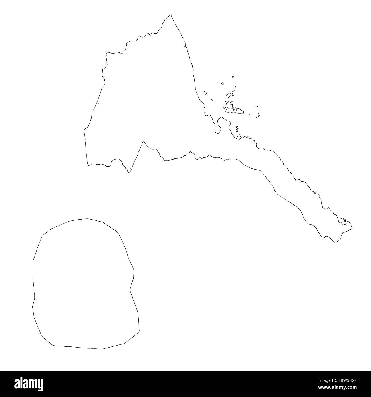 Map of asmara hi-res stock photography and images - Alamy