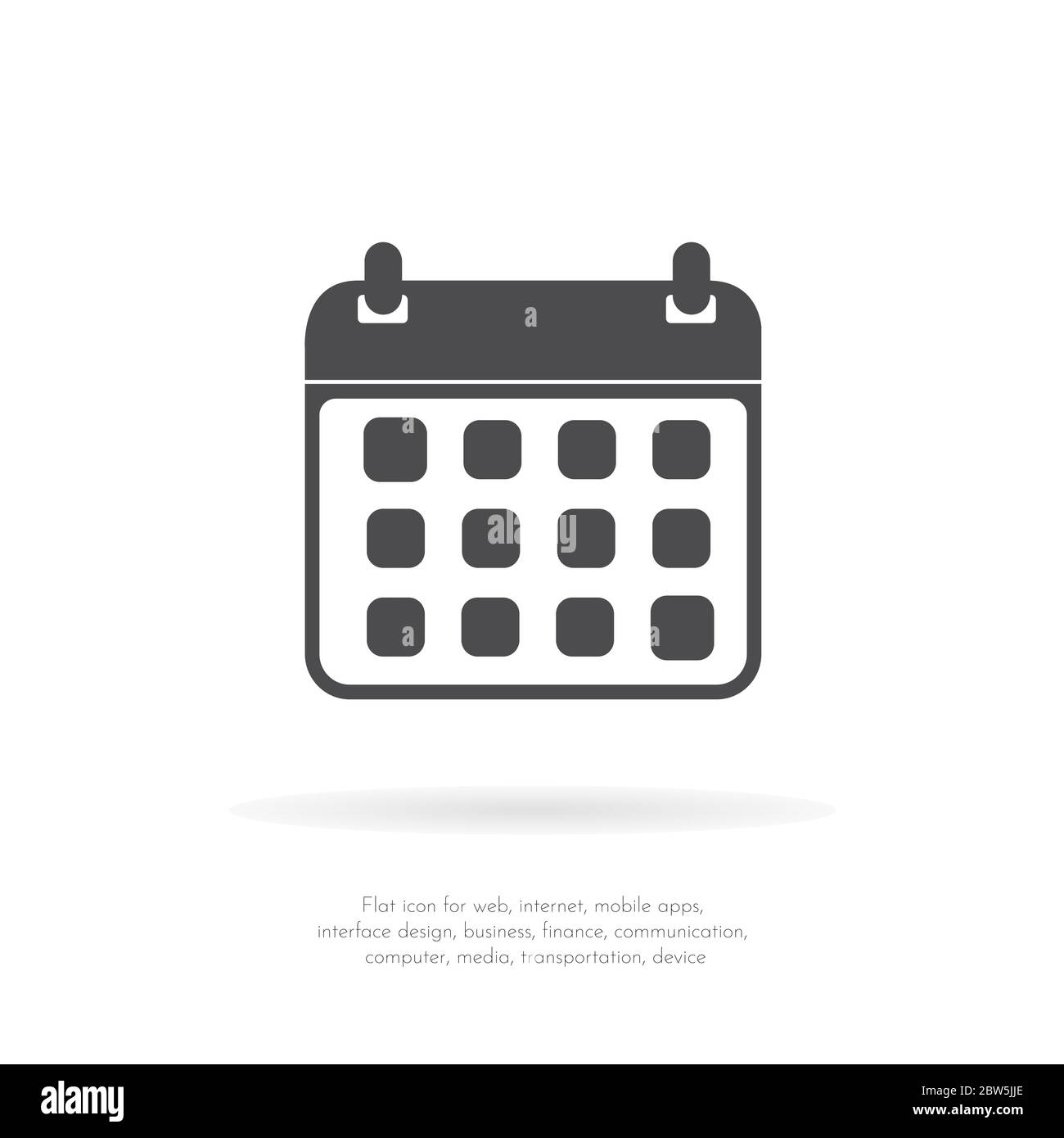 Calendar shape clipart hi-res stock photography and images - Alamy