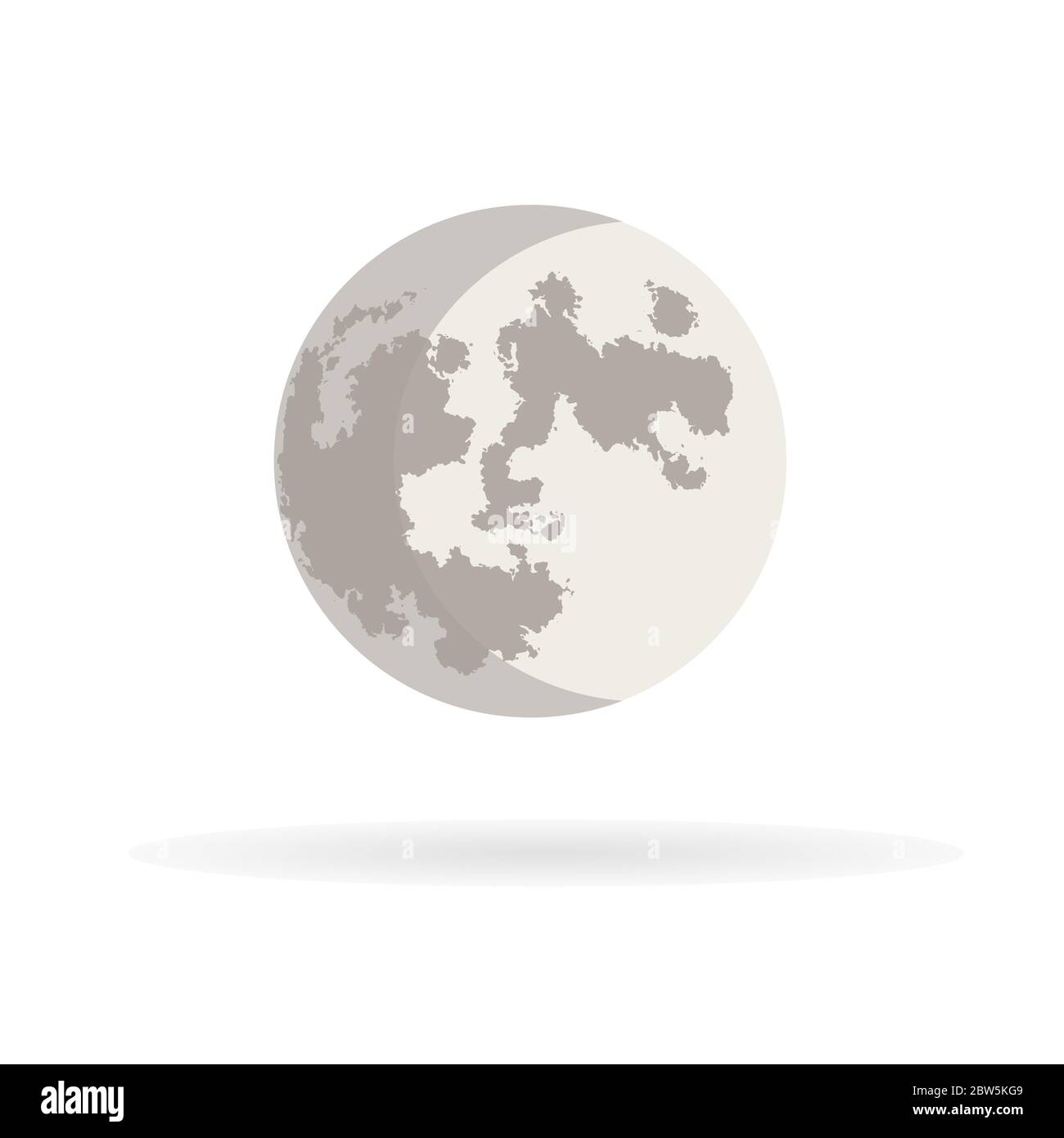 Crescent moon. Vector Illustration Stock Vector Image & Art - Alamy