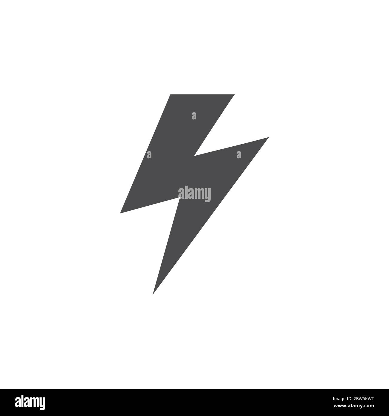 Flat icon lightning. For web, business, finance and communication ...