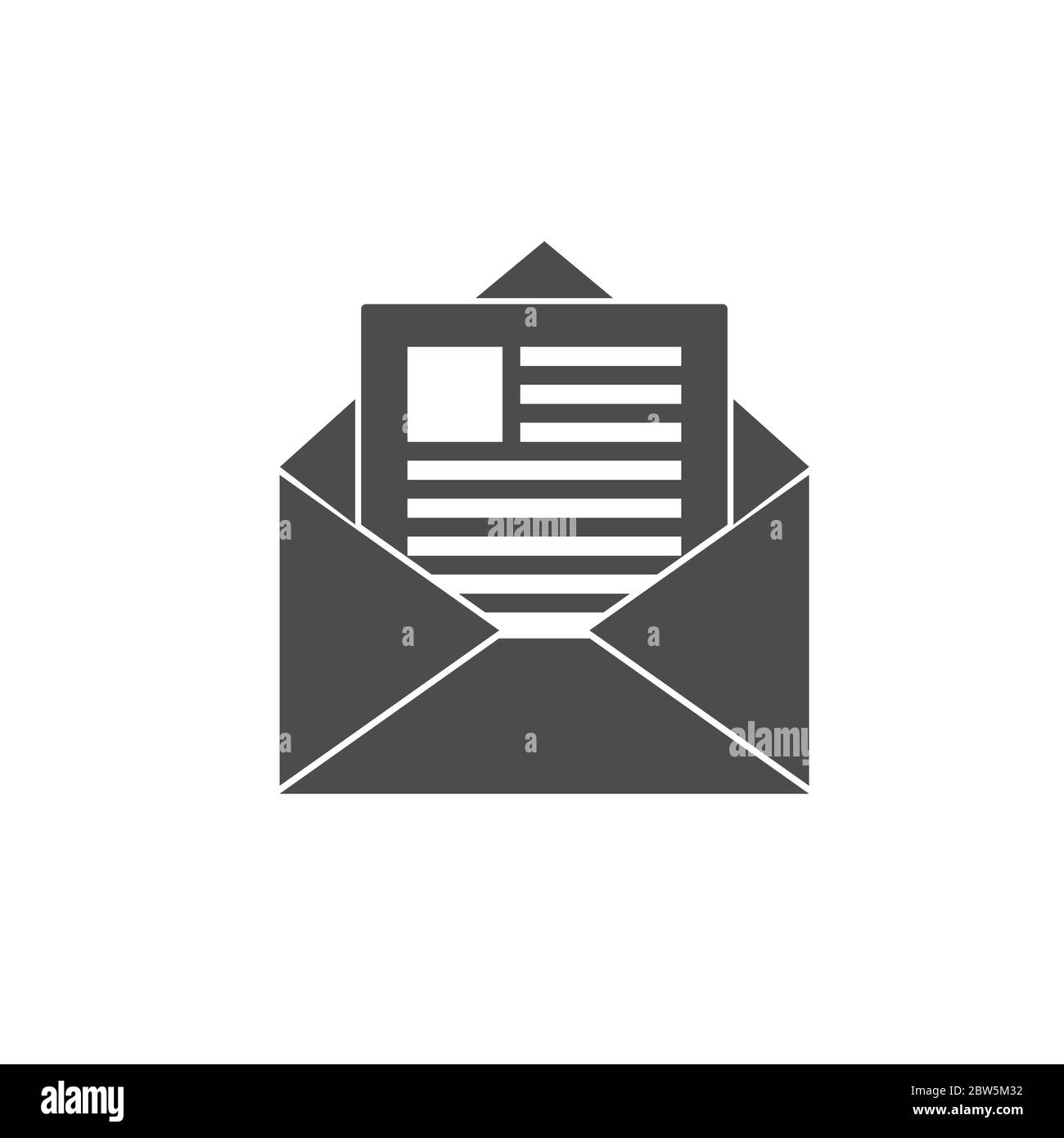 Opened letters Stock Vector Images - Alamy