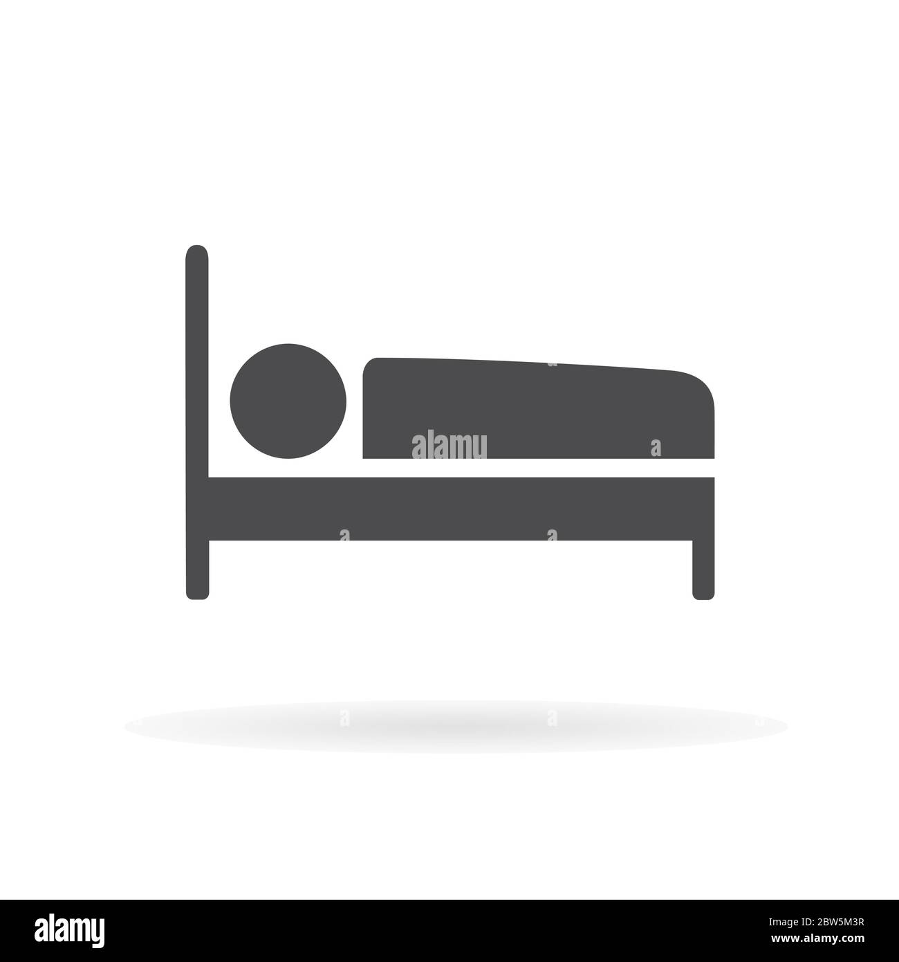 Bed icon. For web, business, finance and communication. Vector ...