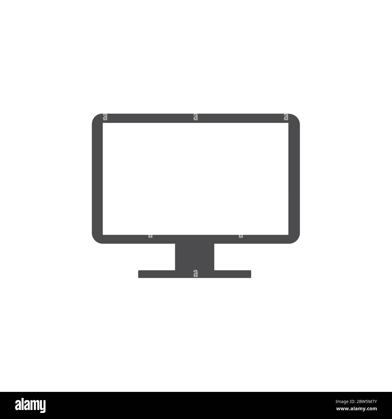 Monitor icon. For web, business, finance and communication. Vector ...