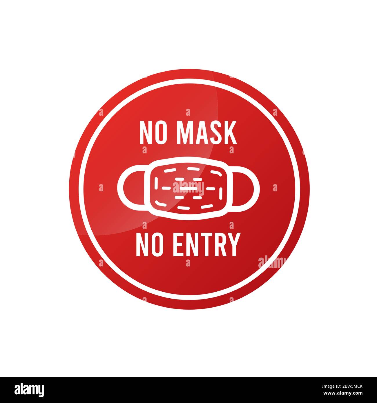 Circle Coronavirus stop sign. Icon Coronavirus. No mask No entry ...